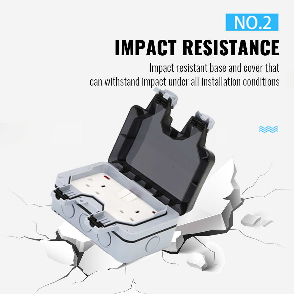 Outdoor waterproof switch socket box Weatherproof Cover / Waterproof ...