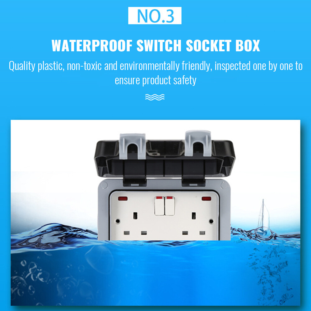 Outdoor waterproof switch socket box Weatherproof Cover / Waterproof ...