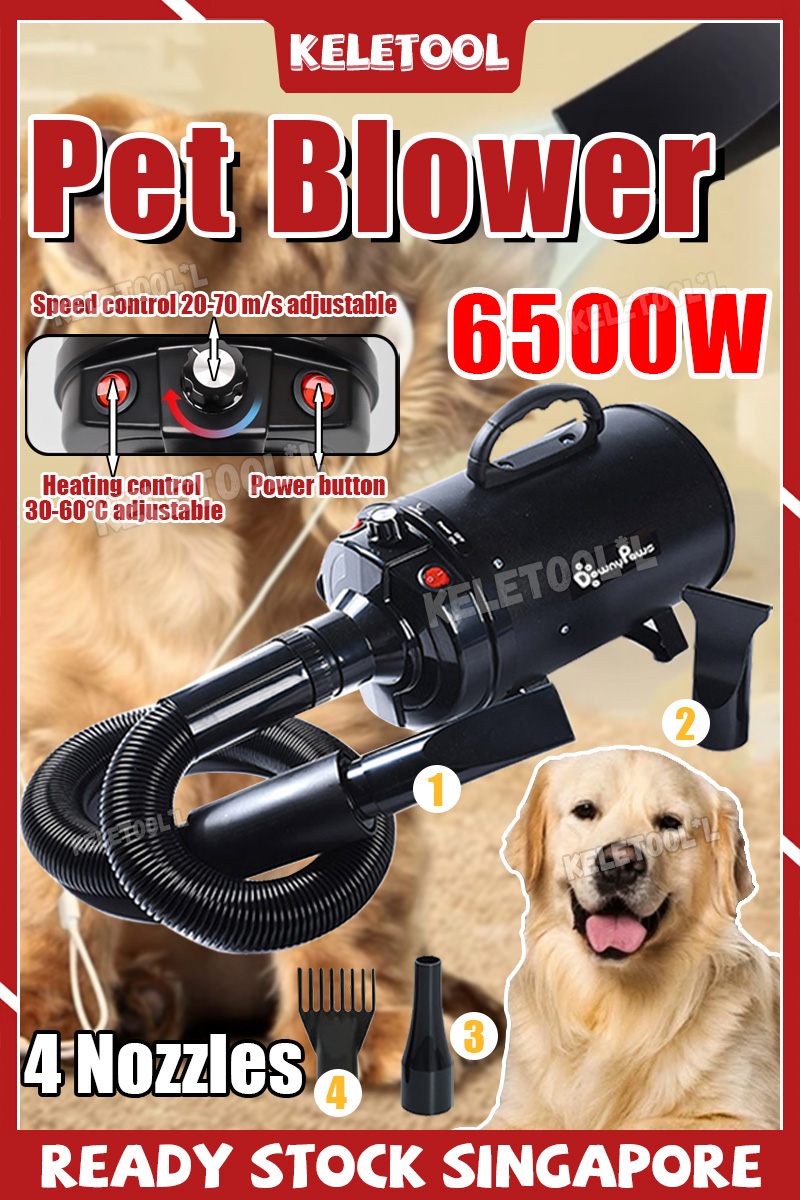 Pet blower dog hair dryer cat dryer blower Portable Pet Grooming ...