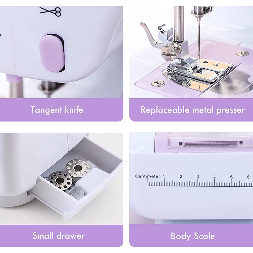 [SG STOCK]Sewing Machine Mini Electric Household Stitches Sewing ...