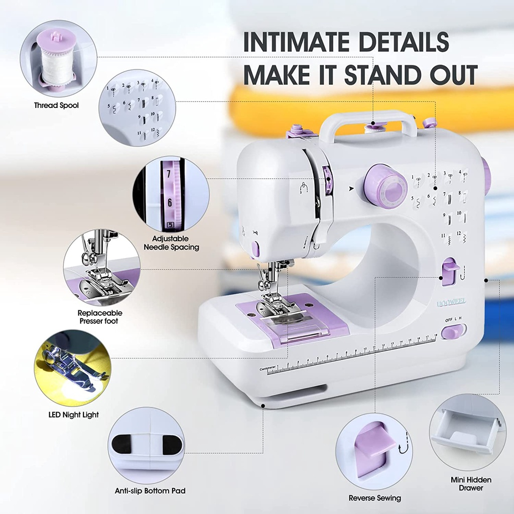 [SG STOCK]Sewing Machine Mini Electric Household Stitches Sewing ...
