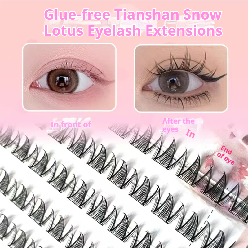 [Glue-Free No Removal buy5 get 6boxes] Natural Cat Elf False Eyelashes ...