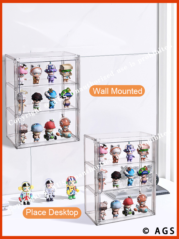 Wall Popmart Display Box Labubu Display Box Acrylic Display Case Wall ...
