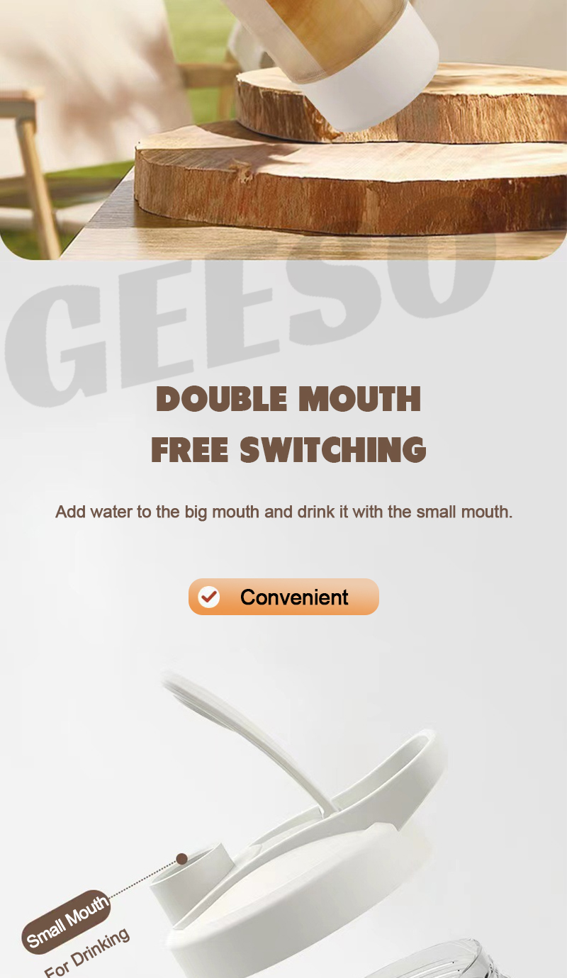 GEESO Electric Shaker Bottle Self Stirring Mug Rechargeable Portable ...