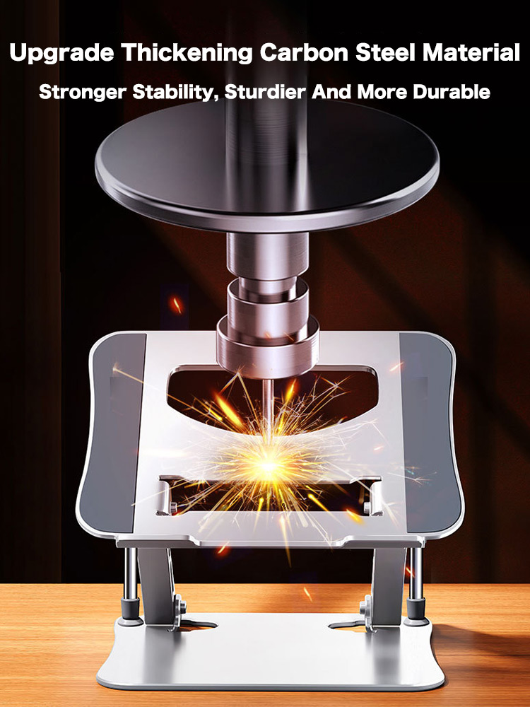 Lemorele Laptop Table Stand Adjustable Foldable Heavy Duty Gaming ...