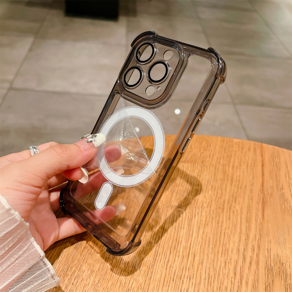Shockproof Clear Magnetic Phone Case for IPhone 11 15 16 Pro Max 16plus ...