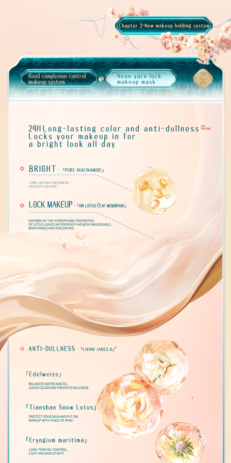 花西子 好气色粉底液 Florasis Flawless Jade Breathable Foundation– Dewy Glow for Dry Skin / Matte Oil ...