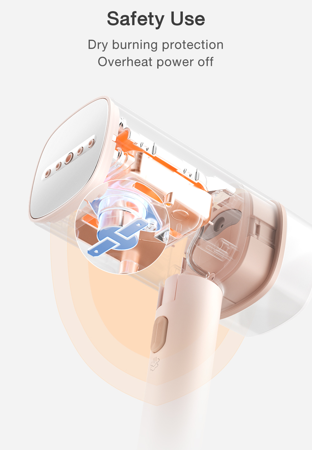 Simplus Handheld Garment Steamer丨1200W High Power丨180ml Water Tank丨Foldable Portable GTJH020 ...