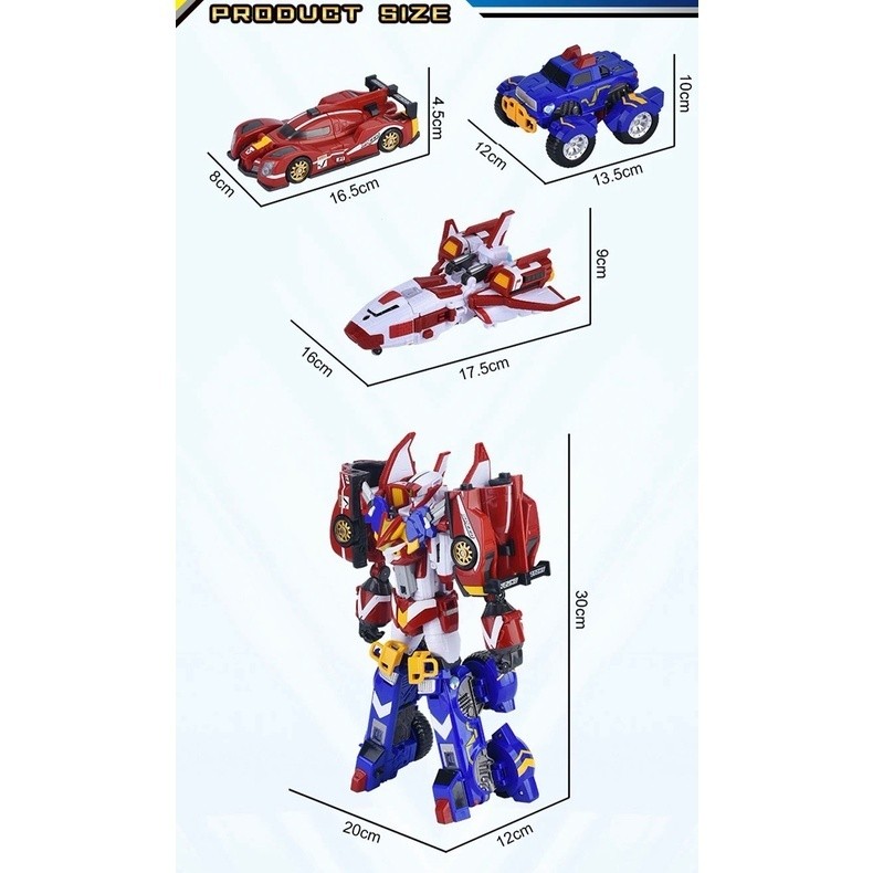 Perfect Tobot V Galaxy Detectives Master V Ultimate 6 IN 1 Combiner ...