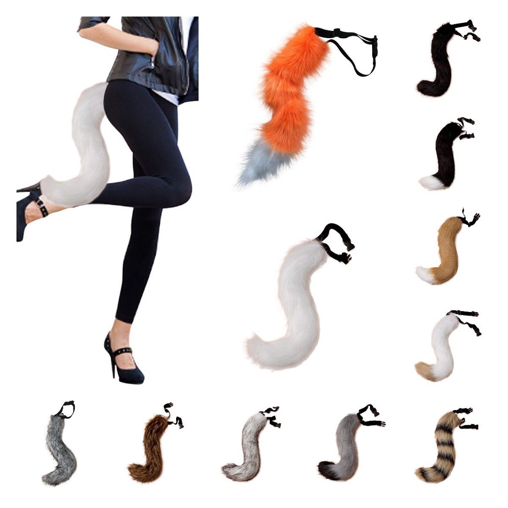 Japanese Hand-Made Cat Tail Animal Ear Animal Tail Plush Stage ...