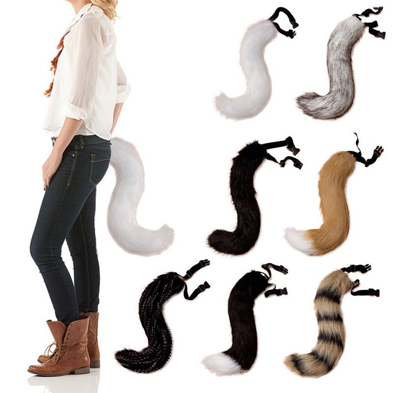 Japanese Hand-Made Cat Tail Animal Ear Animal Tail Plush Stage ...