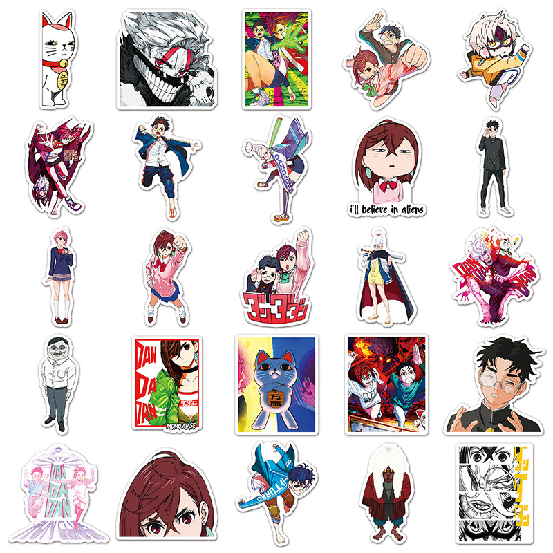 50PCS Dandadan Anime Stickers DIY Laptop Guitar Luggage Phone ...