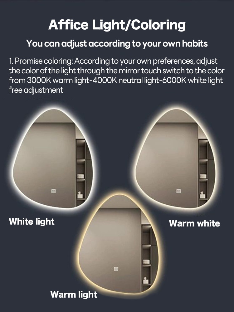YIXIN Smart LED Mirror Bathroom Mirror Makeup Mirror Dressing Mirror ...