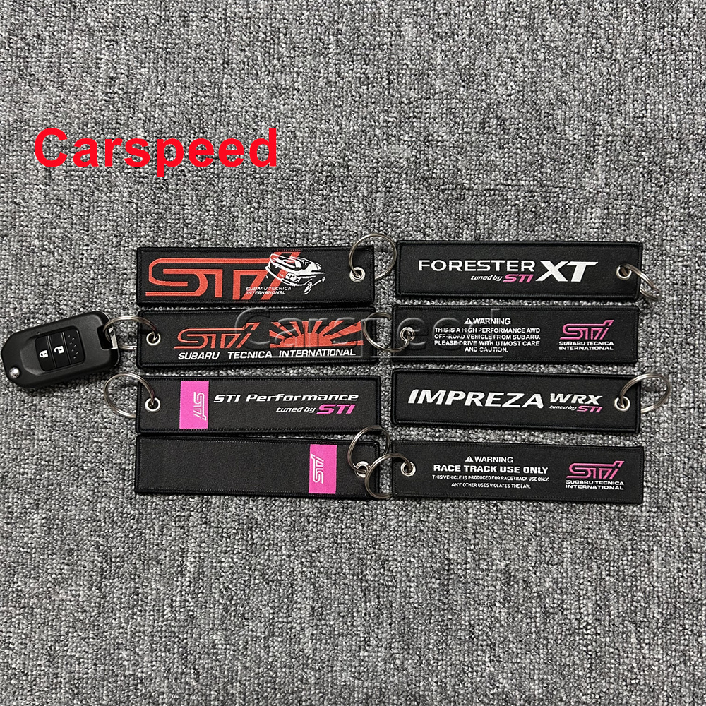 STI Car Racing Key Chain Ring JDM Culture Key Holder 1 Piece For Subaru ...