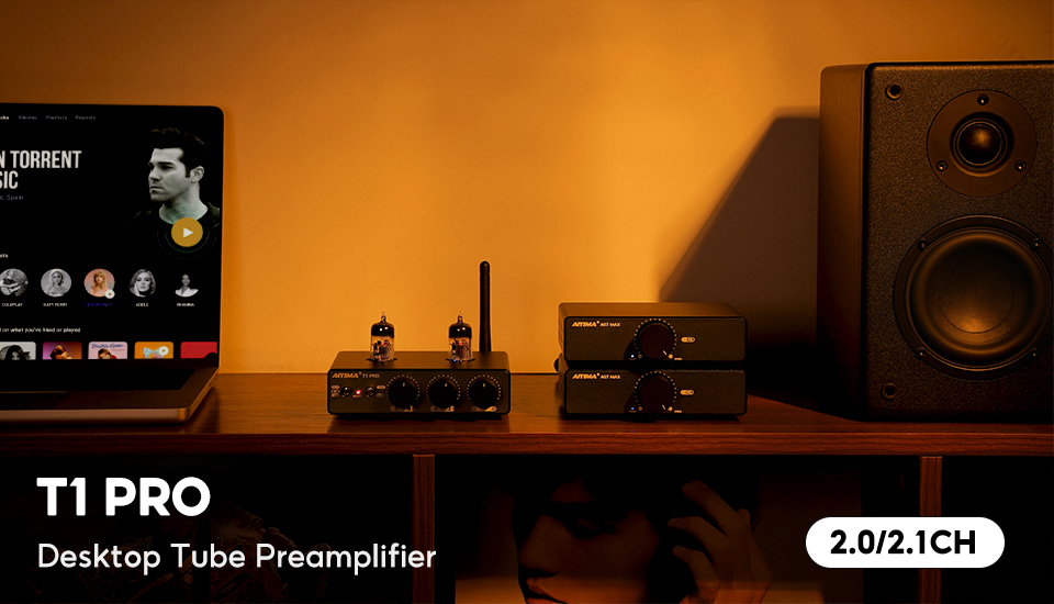 AIYIMA T1 PRO Vacuum Tube Preamplifier Amplifiers Home Audio RCA ...