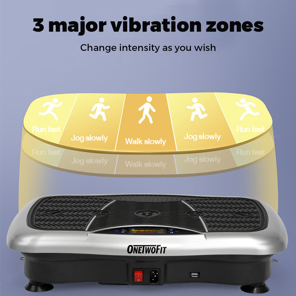 Onetwofit Upgraded Bluetooth fat-shaking machine Small household body ...