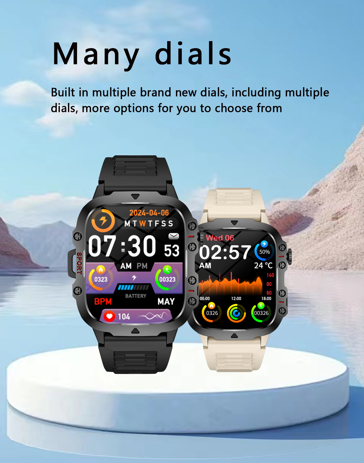 TZUZL H19 Smart watch sport fitness tracker Bluetooth call Fitness ...