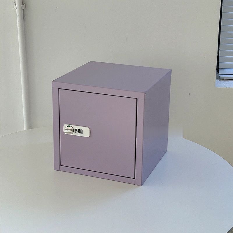 Desktop File Cabinet Small Iron Cabinet with Lock Office File Storage ...