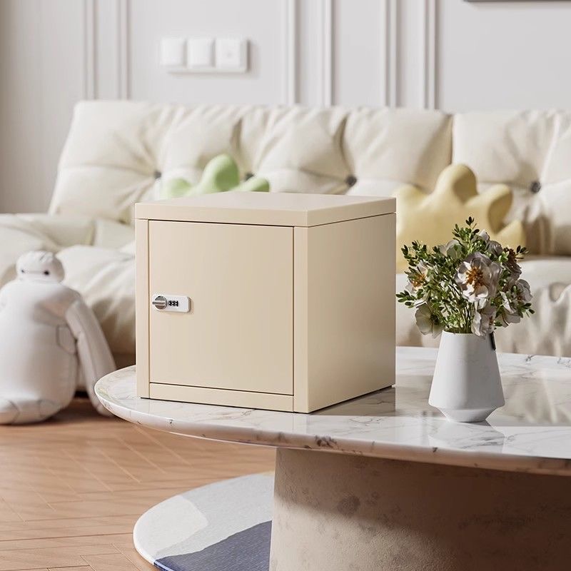 Desktop File Cabinet Small Iron Cabinet with Lock Office File Storage ...