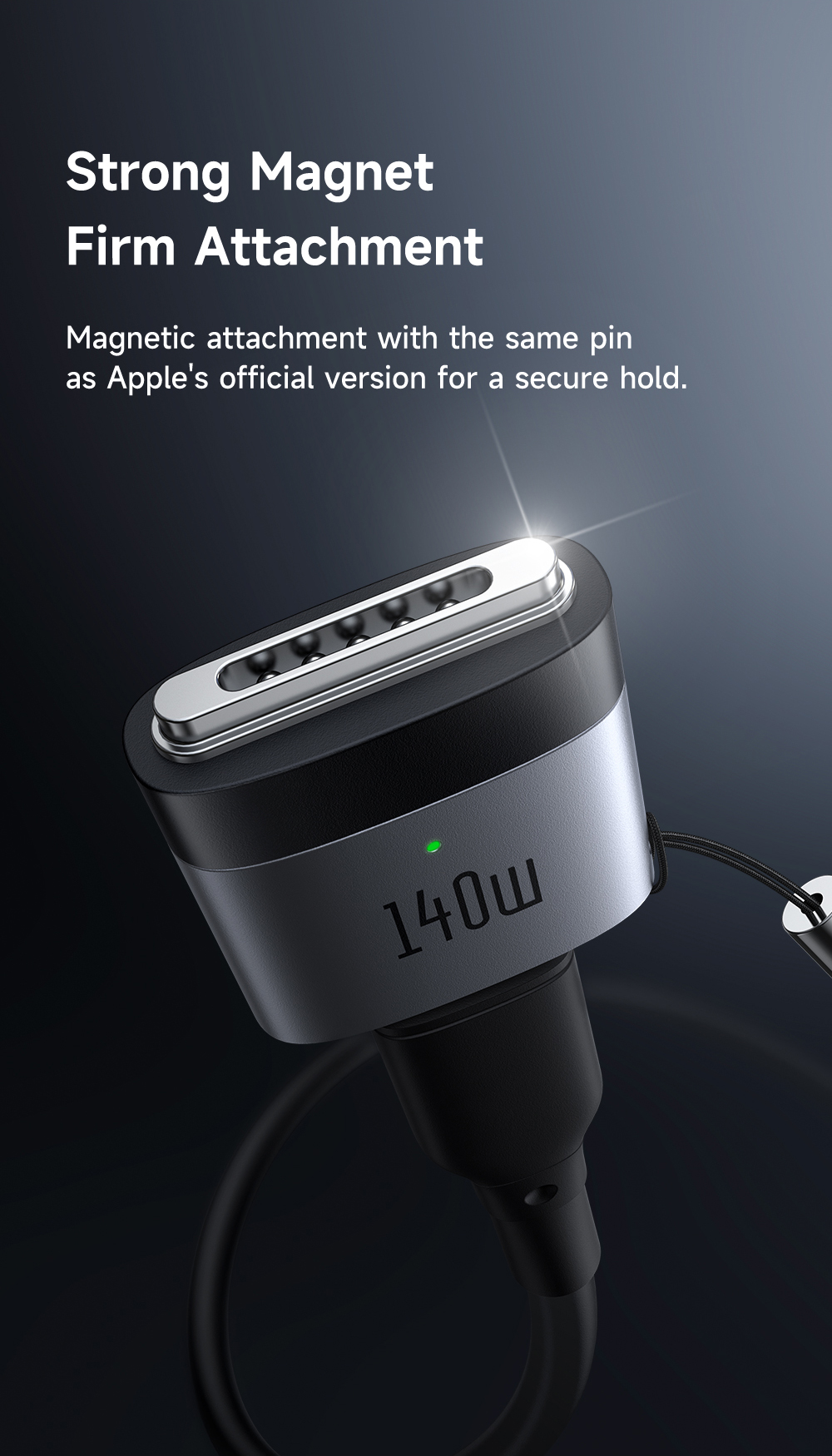 Mcdodo 140W USB-C to MagSafe 3 Portable Adapter For MacBook Air/Pro M1 ...