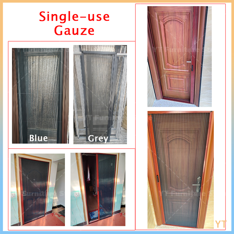 【No-hole punching】Customized folding sliding invisible windows anti ...