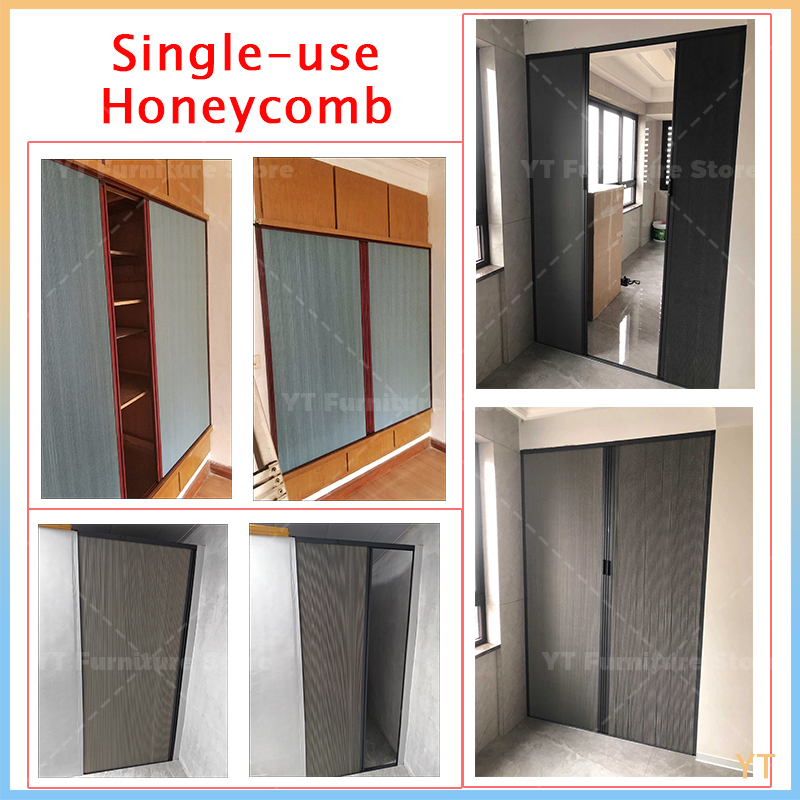 【No-hole punching】Customized folding sliding invisible windows anti ...