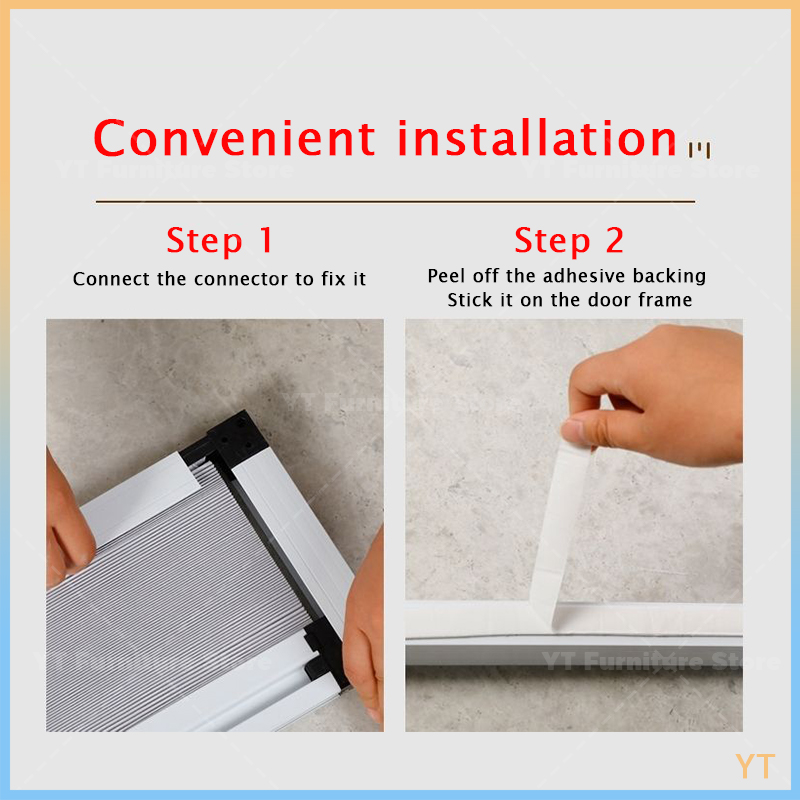 【No-hole punching】Customized folding sliding invisible windows anti ...