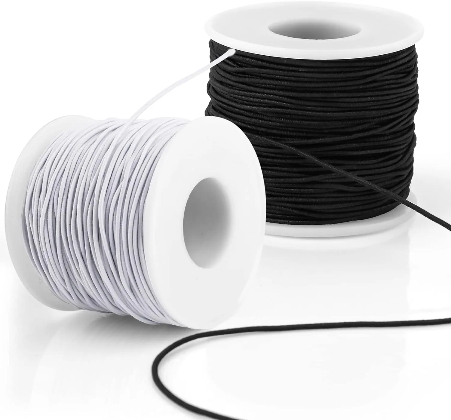 1mm Elastic Cord 50m Elastic String Bead Cord for Bracelets Stretchy ...