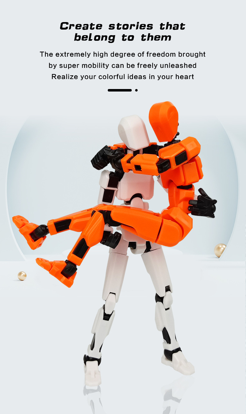 Joint Figurine Toys - Fully Articulated Action Figures Set for Stop ...