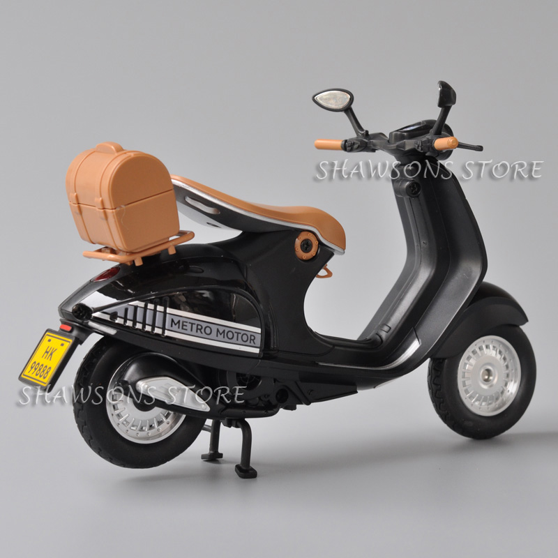 1:12 Scale Diecast Motorcycle Model Toy Scooter Vespa 946 Miniature ...