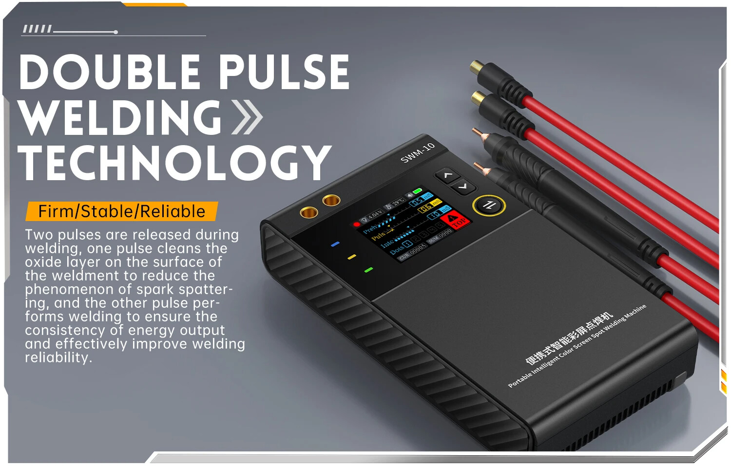 FNIRSI SWM-10 Portable Battery Spot Welder DIY Mini Welding Machine ...