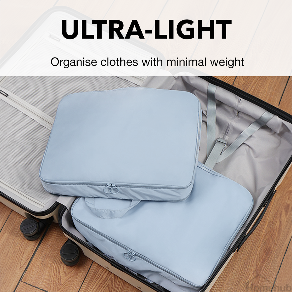 🔥SG stock🔥6Pcs Set Travel Storage Bag Compression Luggage Storage Bag ...