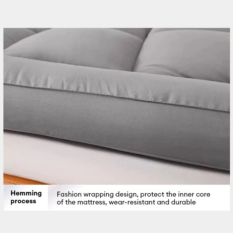 【SG STOCK】Mattress topper Velvet Bed Foldable 12cm Thick Tatami Topper ...