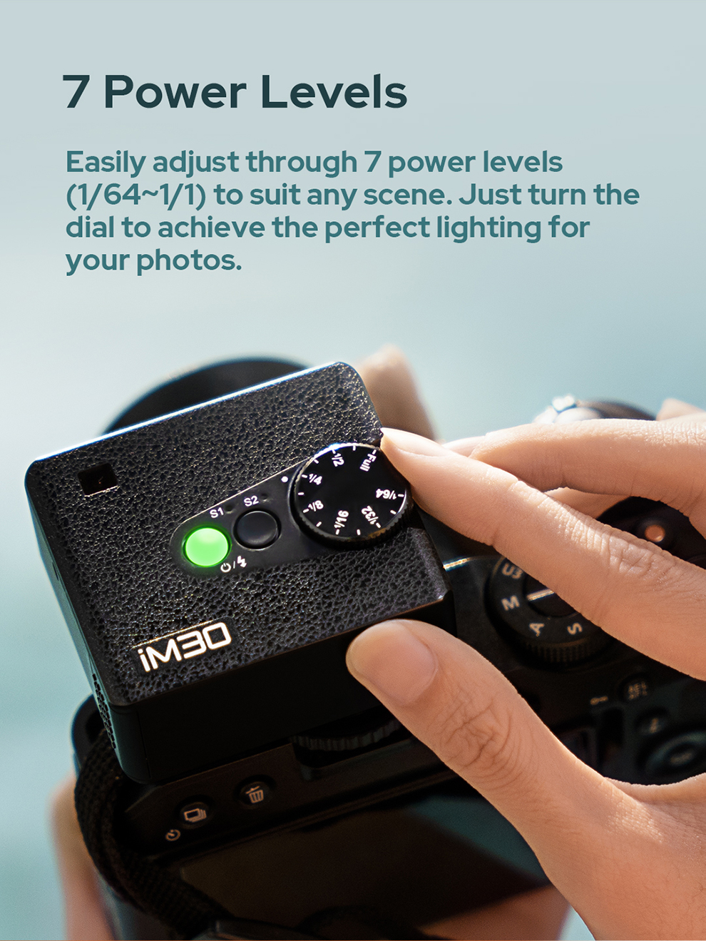 Godox iM30 Camera Flash Mini Pocket Flash for Various Camera Output ...