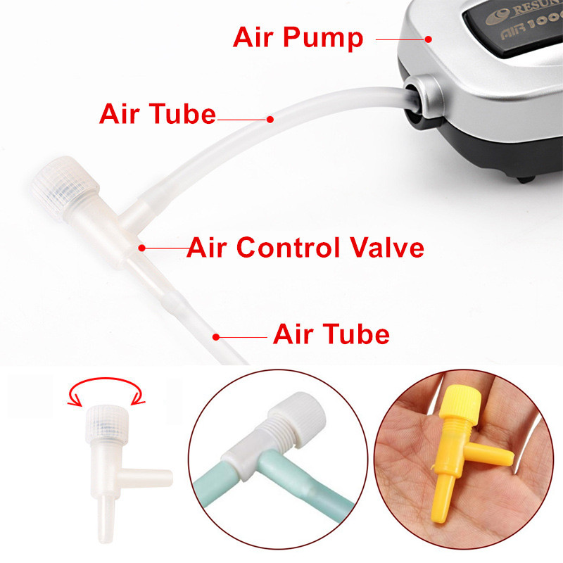 10pcs 5pcs Adjustable Aquarium Air Valve Controller Fish Tank Oxygen ...