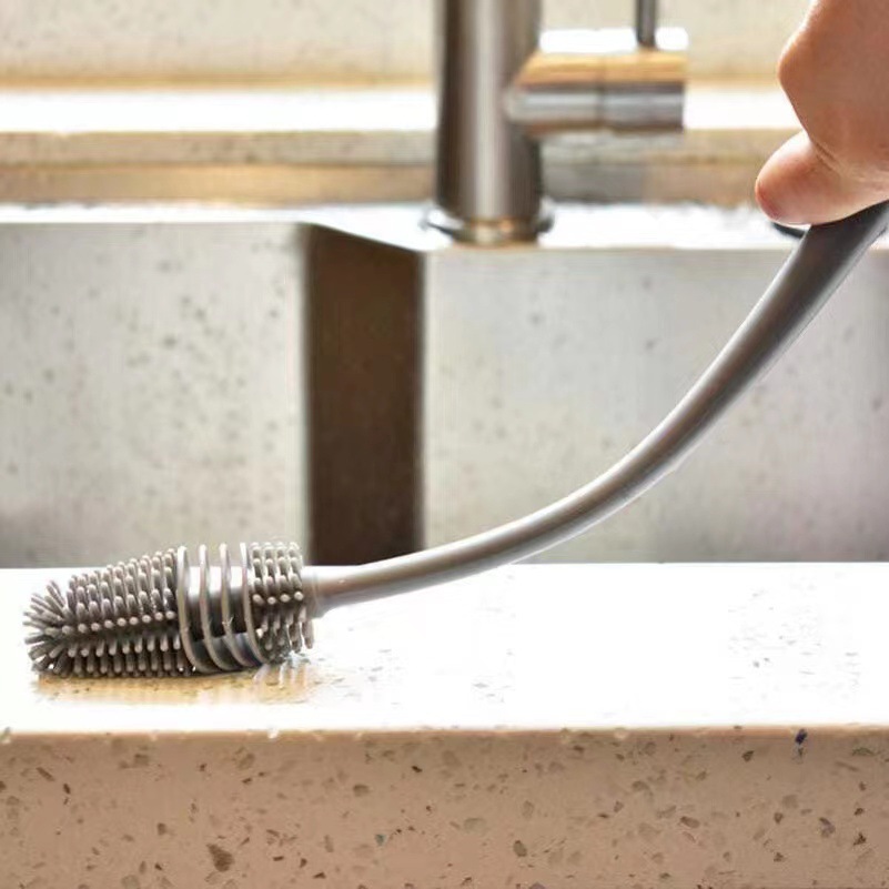 GEESO Cup Brush Insulation Cup Cleaning Artifact Long Handle Glass ...
