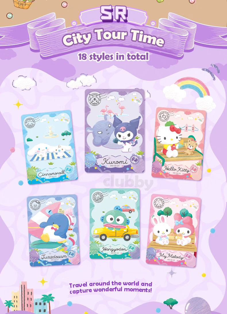 New 99 Sanrio Card Polaroid Cards kuromi Hello Kitty Rare UR/LR/SP kad ...