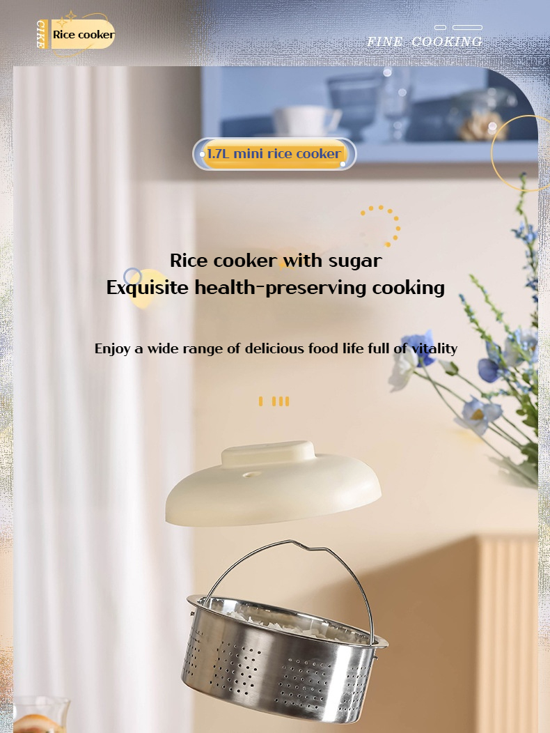 【SG Stock 24H Delivery】】600W Electric Rice Cooker 1.7L | Multi-Cooker ...