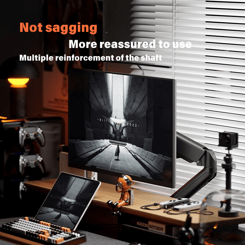 Premium single monitor arm Steel Articulating Monitor Stand Adjustable ...