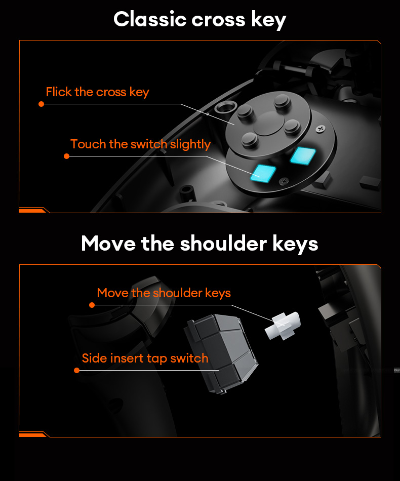 Lenovo S02 Bluetooth Controller 2.4G Wireless Gamepad Controller For ...