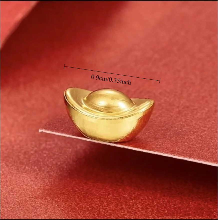 50 pcs 35% off Gold ingot imitation gold ingot decoration ornament ...