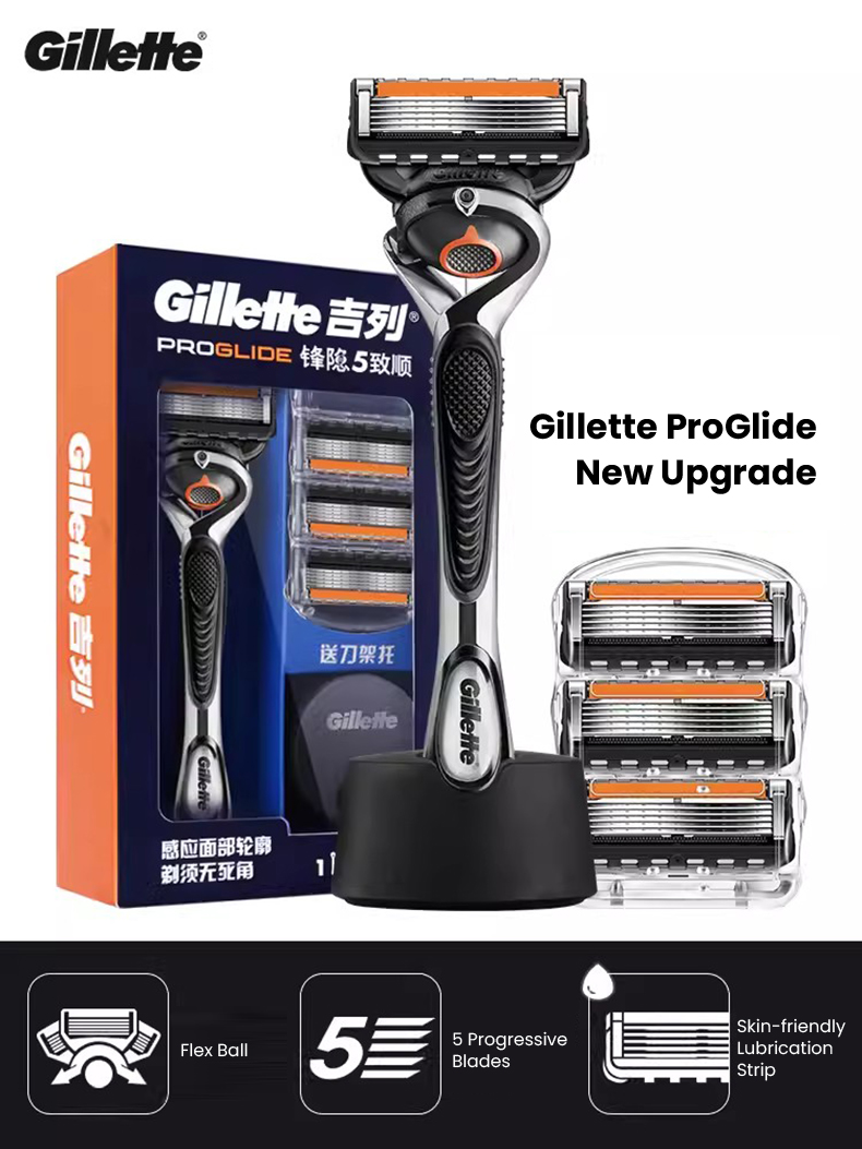 Gillette Razor Fusion 5 ProGlide Razor for Men with Mangetic Stand ...