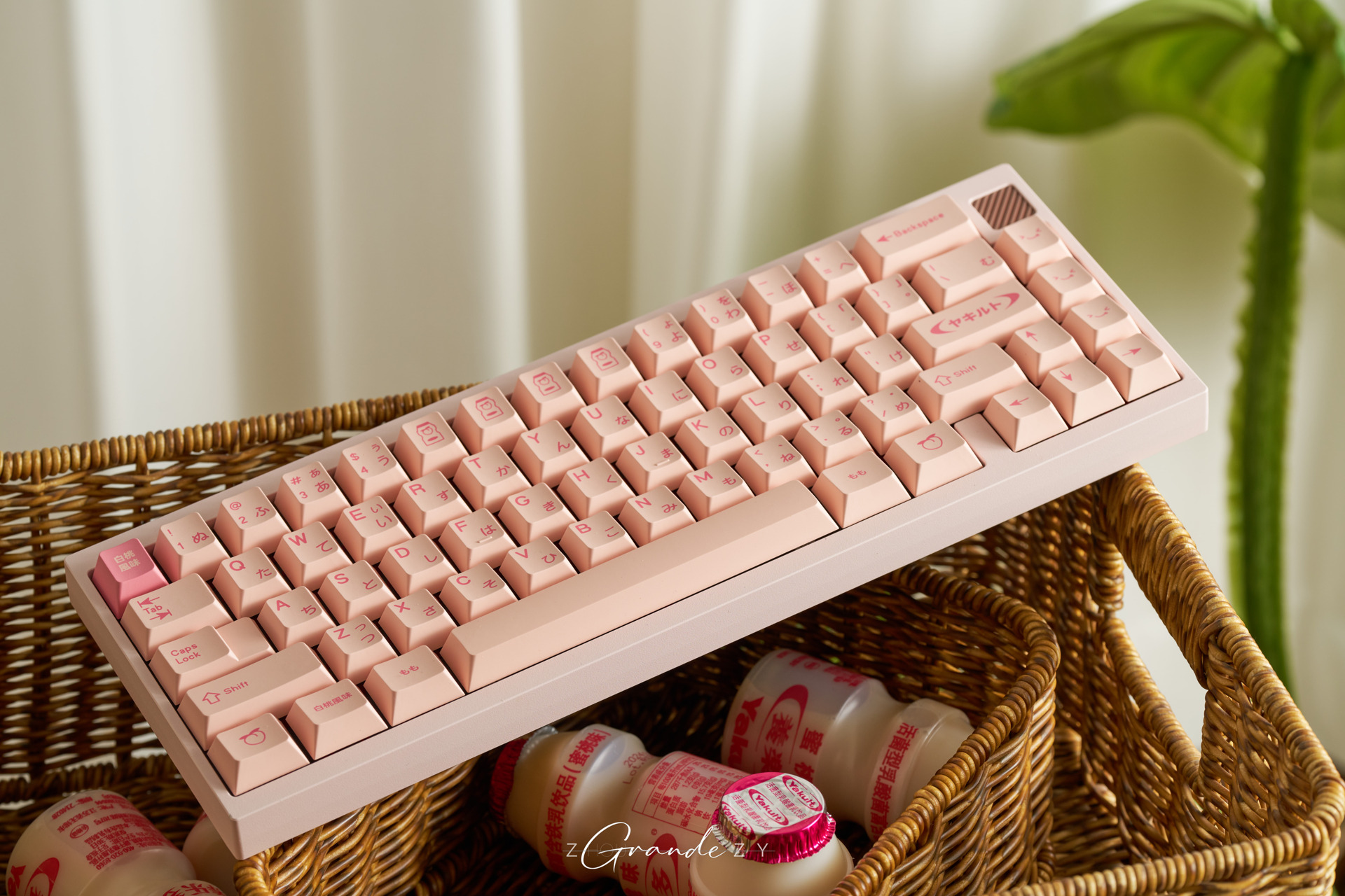 TUT Yakeylt Pink Cherry profile keycaps set | Shopee Singapore