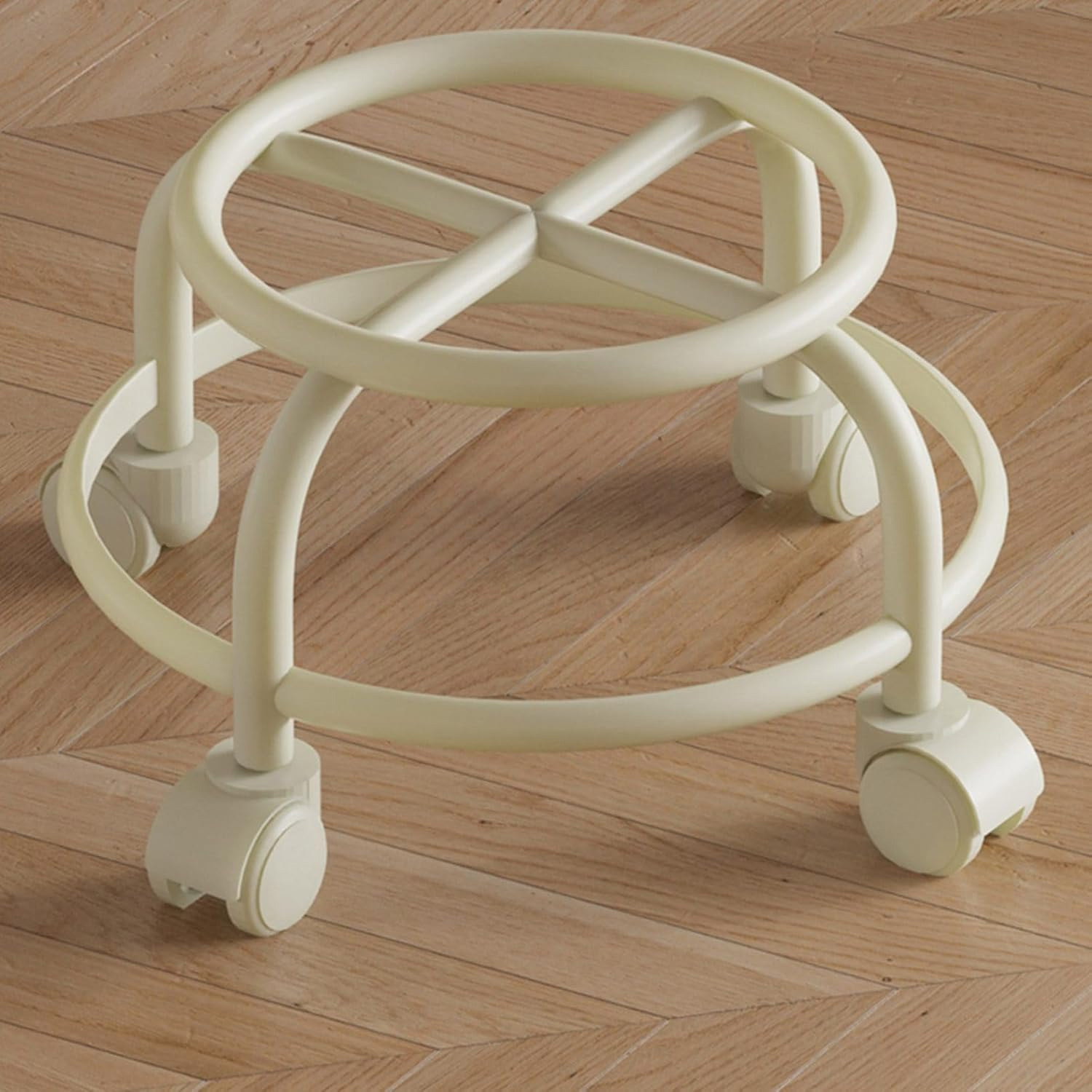 📢SG STOCK📢Universal Wheel Small Stool Backrest Household Stool Pedicure ...