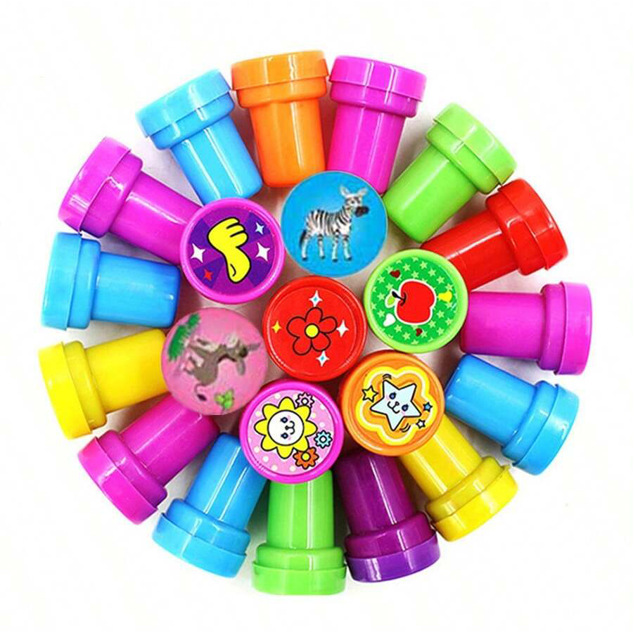 10pcs Graffiti Seal Random Color and Random Shape Children Painting ...