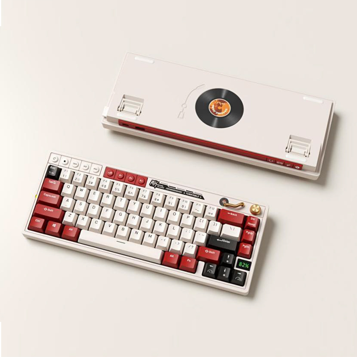 Royal Kludge RK M65 Famicom 66 Key Tri-Mode RGB Wired Bluetooth 2.4G ...