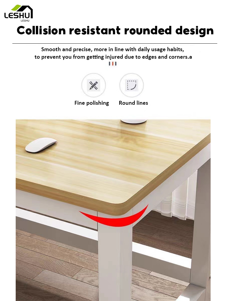 SG Computer Study Table Desk Bold Table Legs With Bookshelf Table 80CM ...