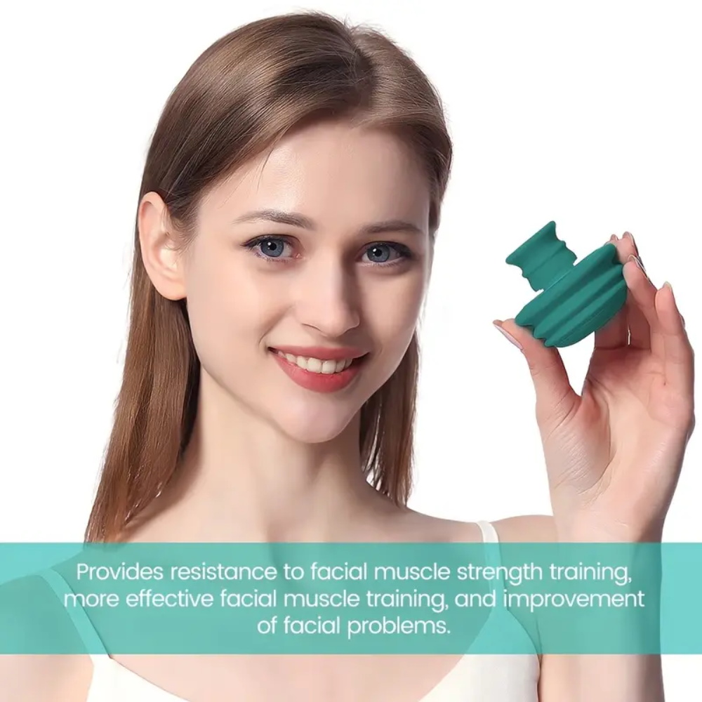 Thin Face Masseter Muscle Trainer Silicone Mandibular Line Exerciser ...