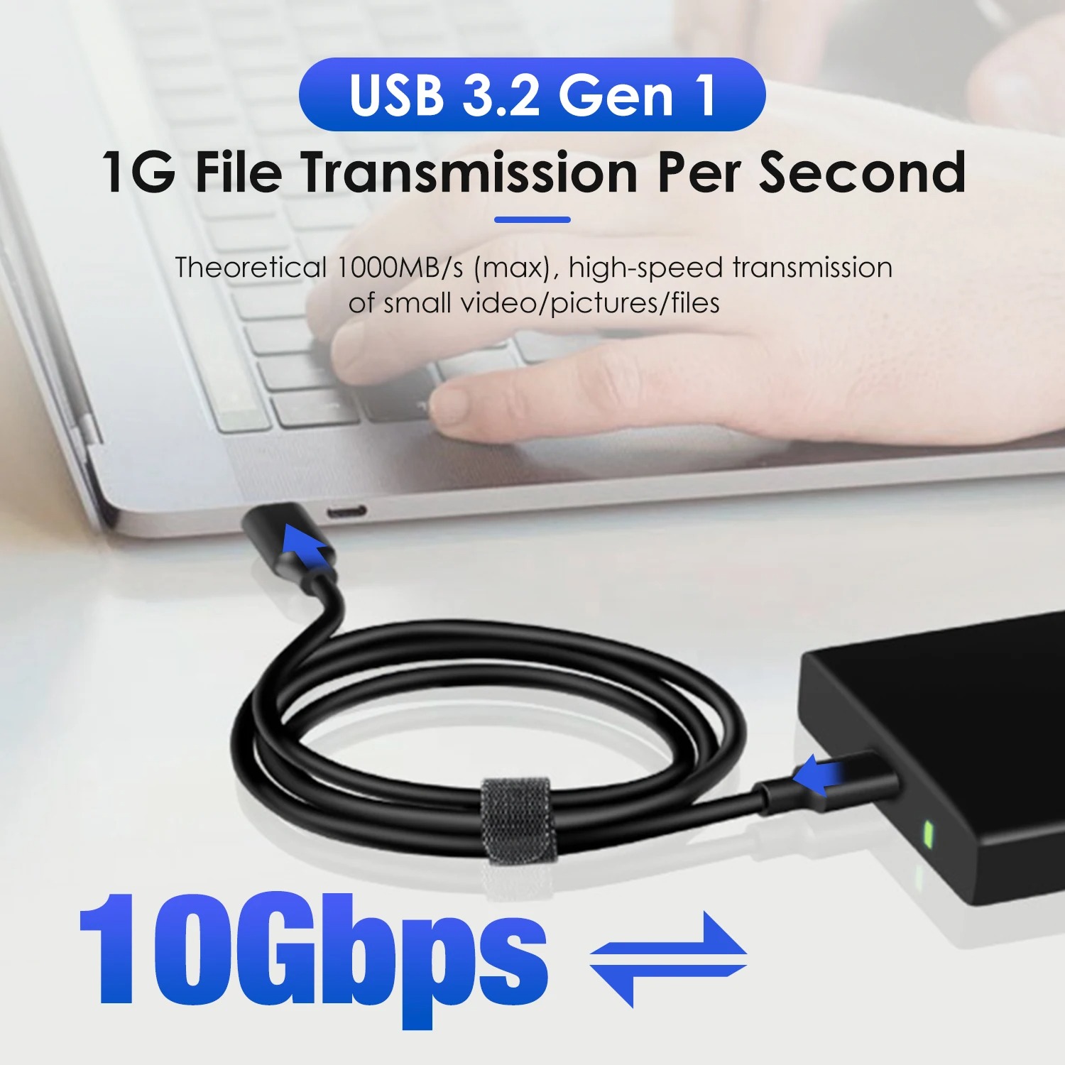 Type-C Data Transfer Cable USB3.2 Gen1 to TypeC Transmission Charge ...