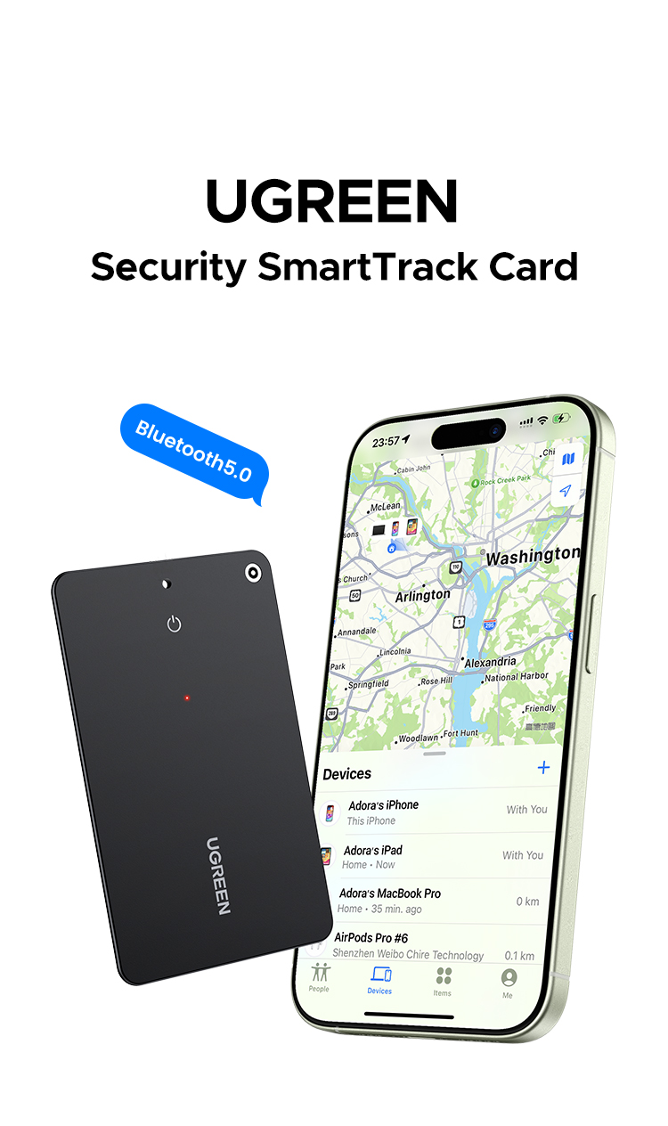 New in Sale UGREEN Card-type Smart Locator Finder Security Smart ...